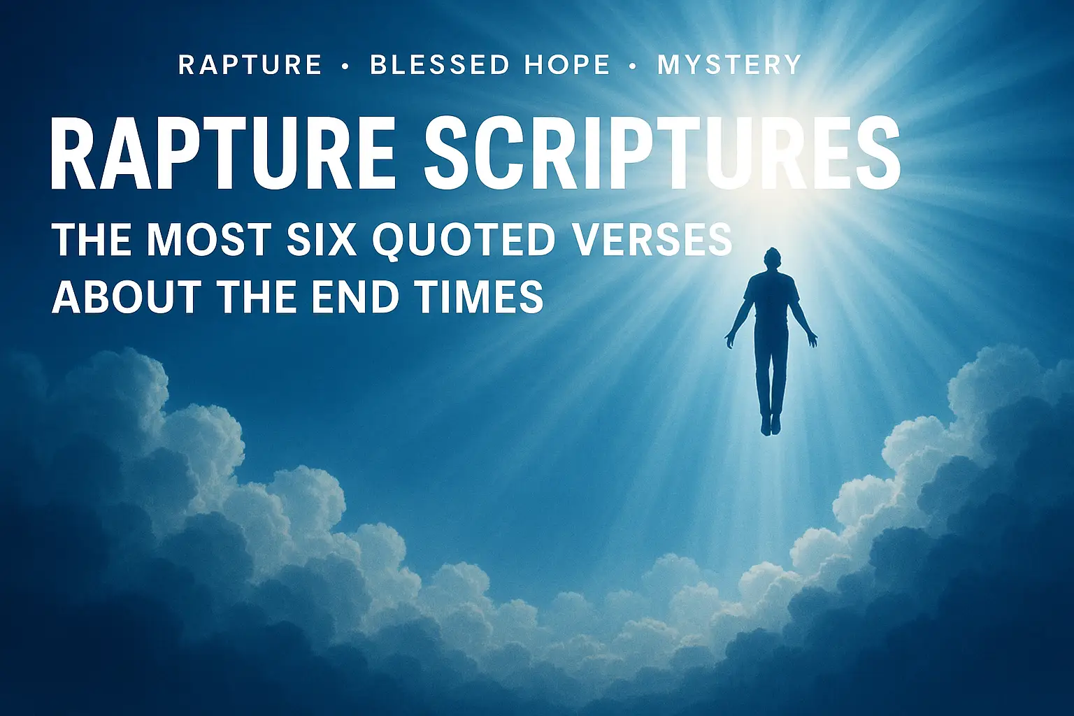 Rapture Scriptures: The Most Six Quoted Verses About the End Times ...